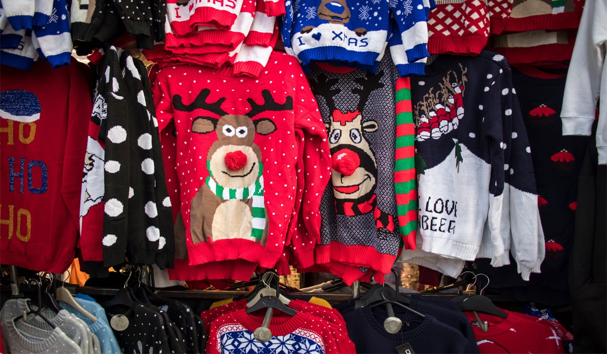 Lo realmente feo de los 'ugly sweaters' está en el nivel de contaminación